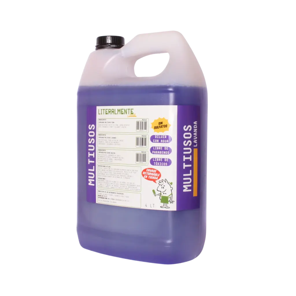 Limpiador Multiusos Biodegradable - Lavanda 4 L | Hortú Minisuper Eco MTY